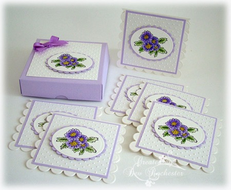 Whiff of Joy - Tutorials & Inspiration: Floral note set